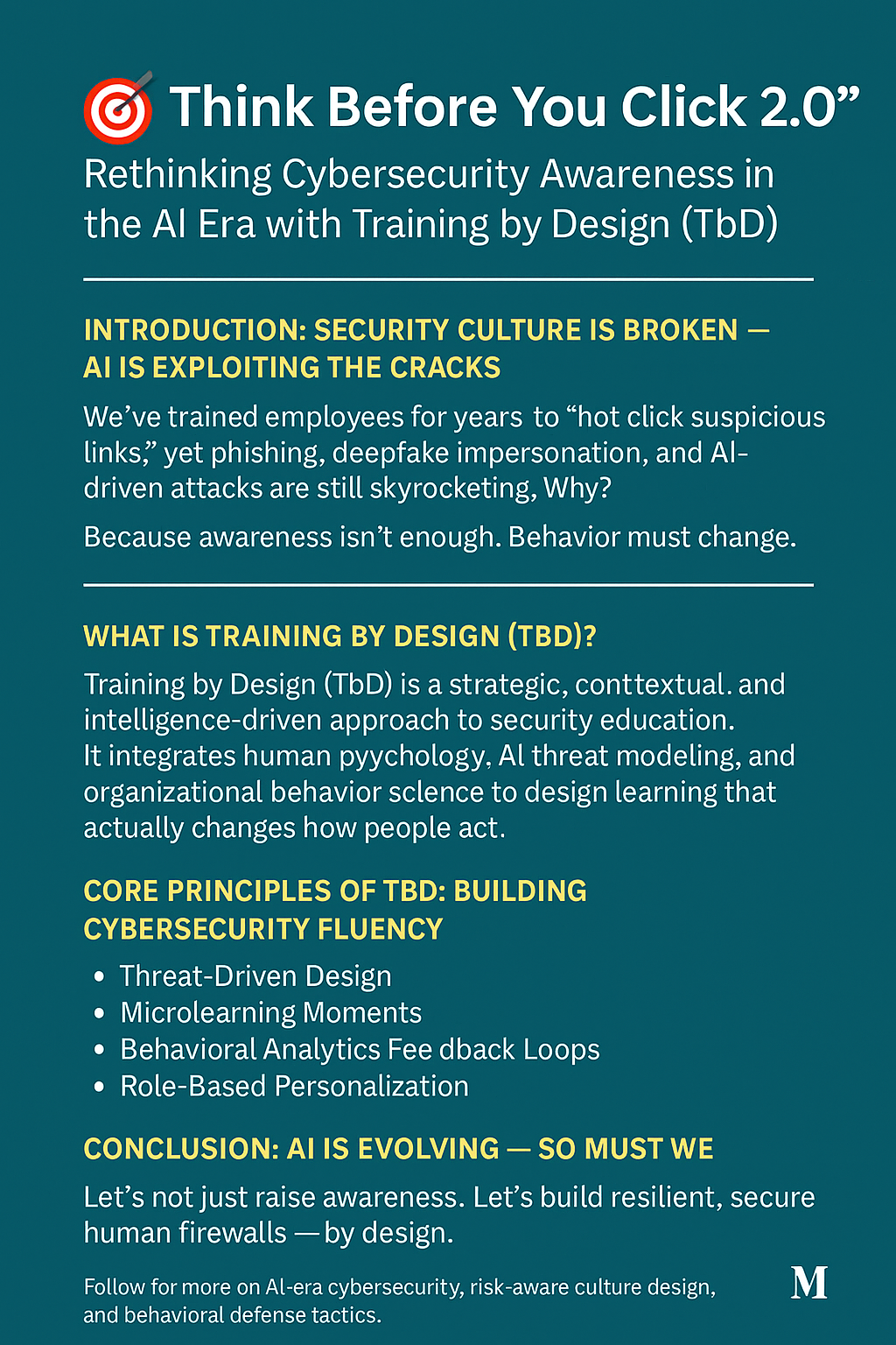 🎯 “Think Before You Click 2.0”. Rethinking Cybersecurity Awareness in ...