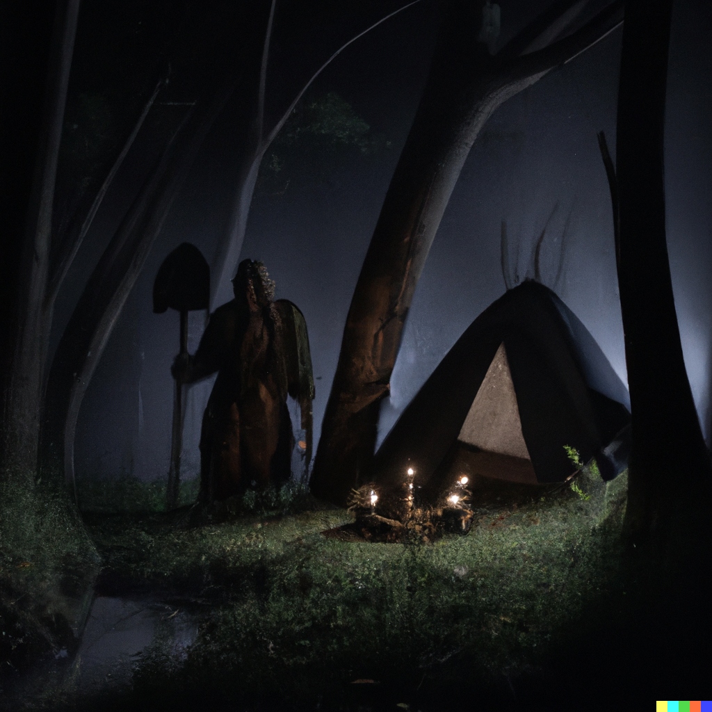 Wild Camping: The Axeman Cometh. Camping alone, far from civilization ...