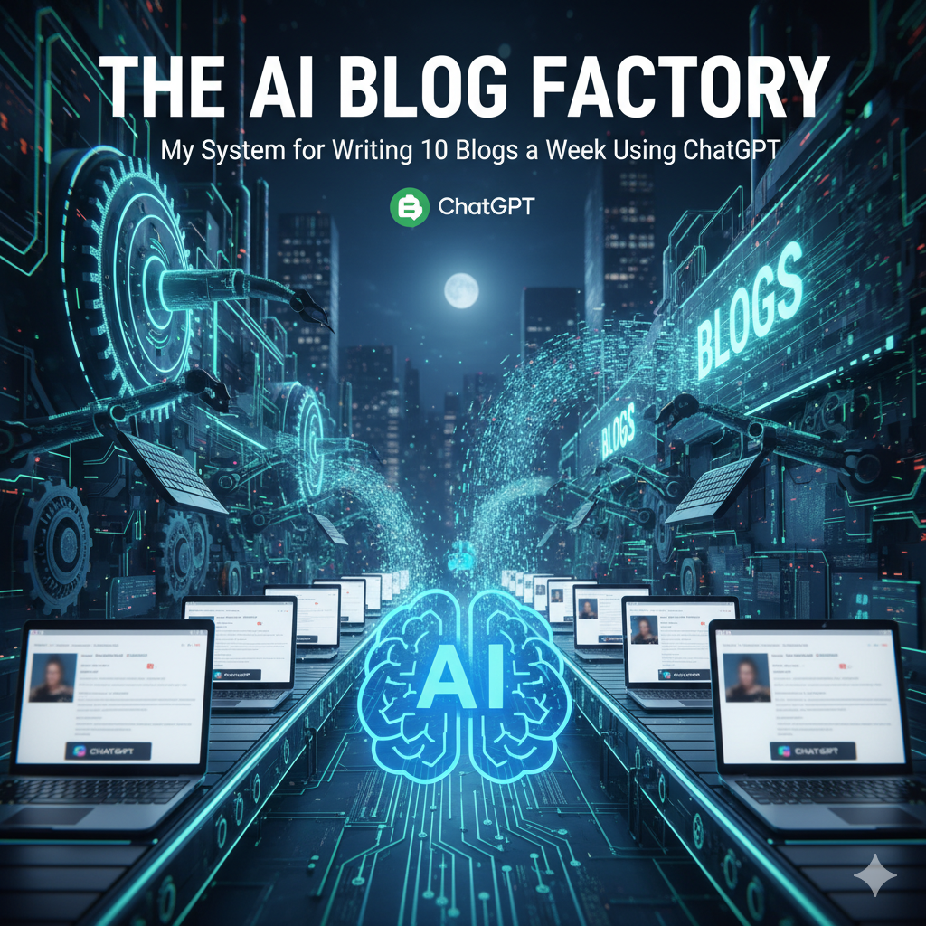 🤖 The AI Blog Factory: My System for Writing 10 Blogs a Week Using ...