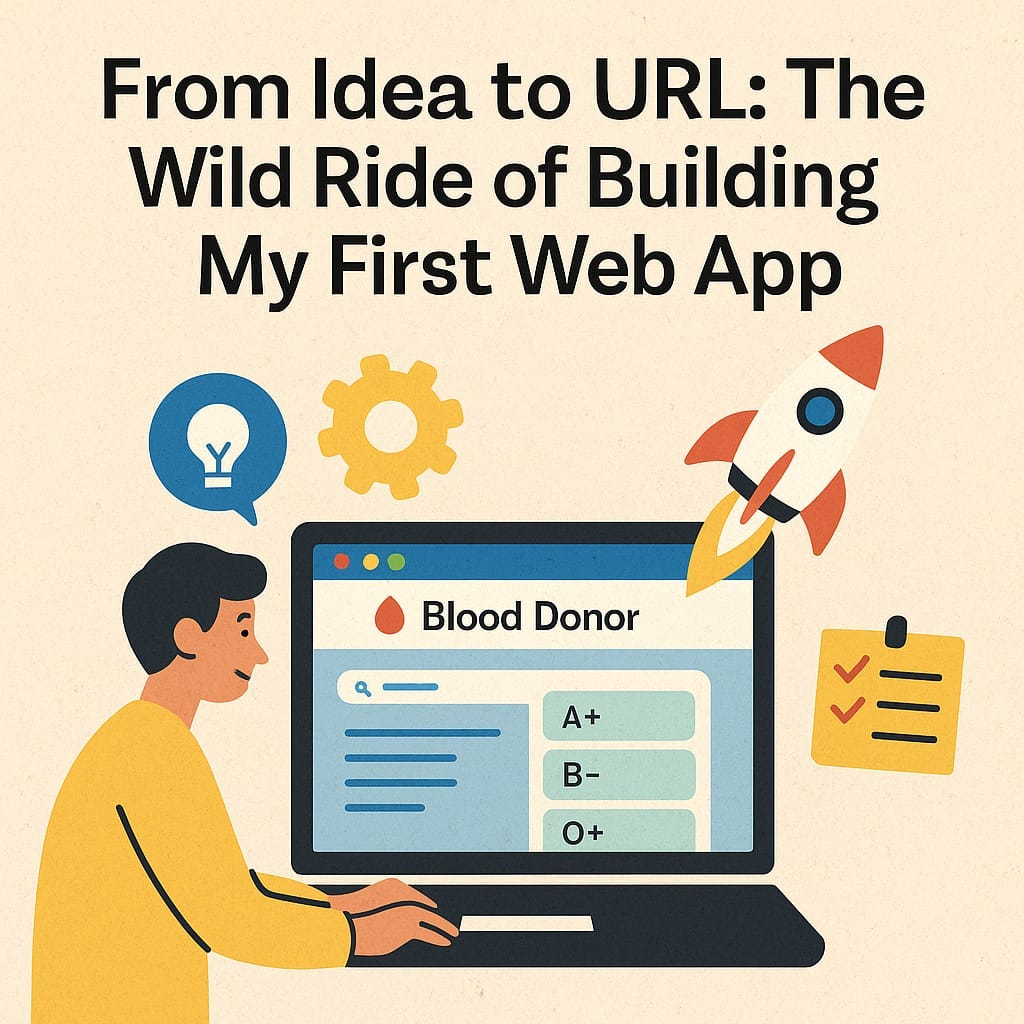 From Idea to URL: The Wild Ride of Building My First Web App | by Manoj Kumar B T | Jun, 2025 ...