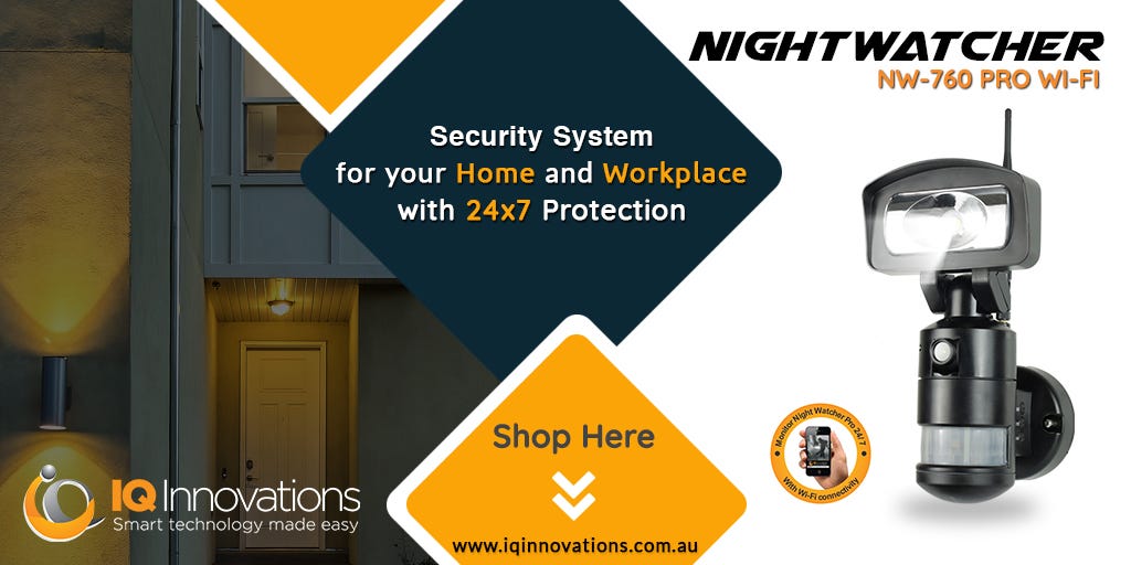 Secure your Home and Workplace 24*7 with Night watcher 760 Pro WiFi ...
