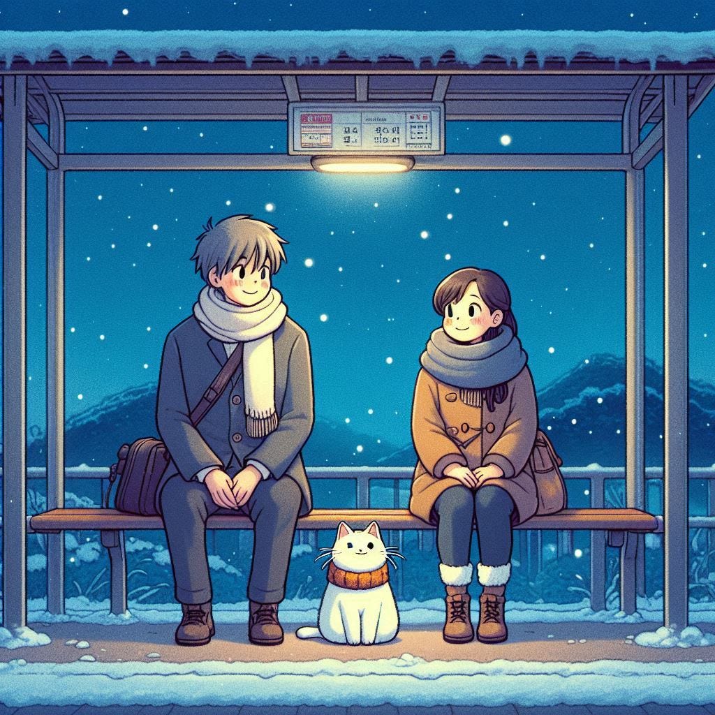 My snowman and me. Image Created using Microsoft | by insanity & hope ...