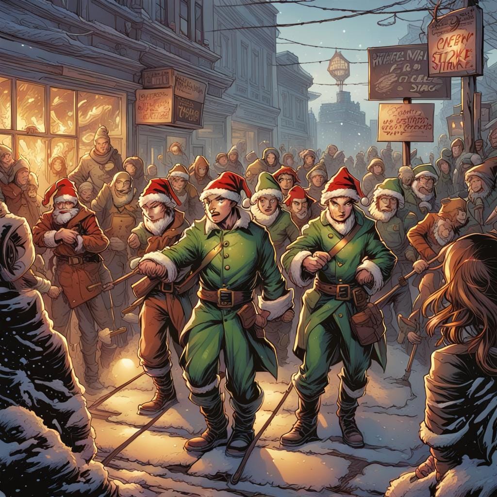 Santa’s Got Union Troubles! - Steve Vernon - Medium