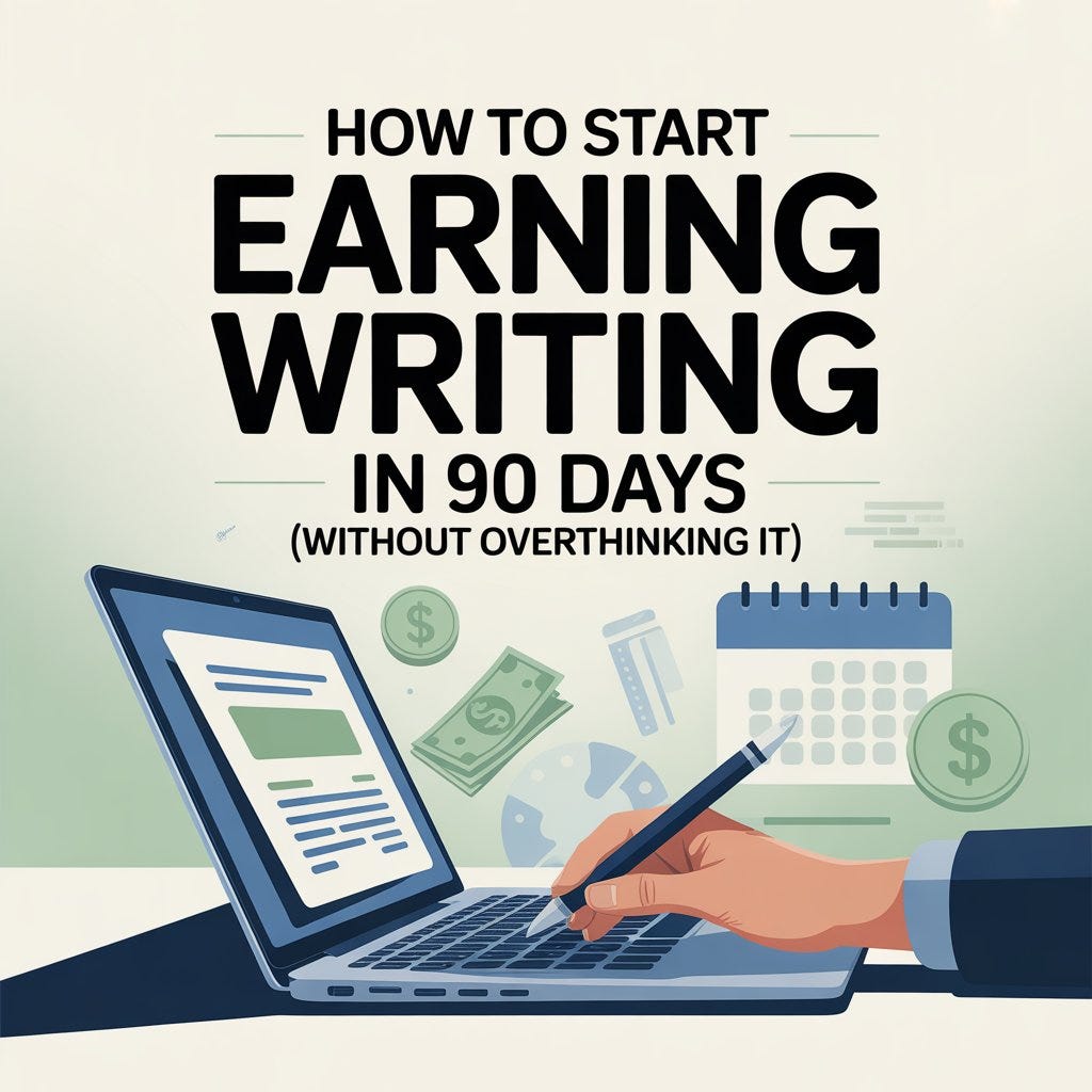 How to Start Earning From Your Writing in 90 Days (Without Overthinking ...