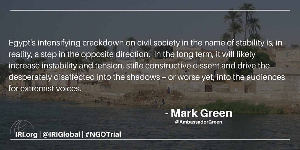 Egypt: Challenges and Opportunities for U.S. Policy | by Mark Green ...