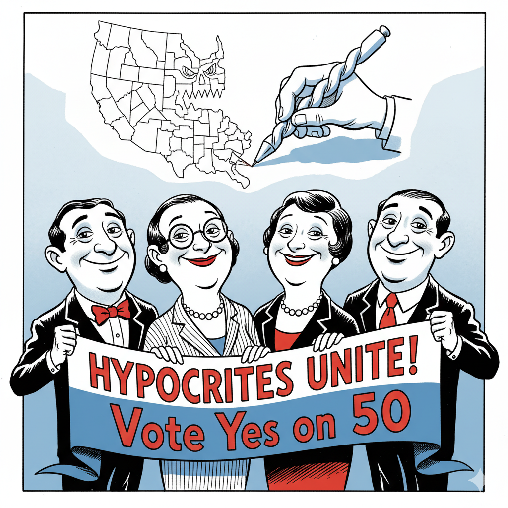 Hypocrites Unite: Vote YES on 50! | by Jessica Armstrong | Nov, 2025 ...