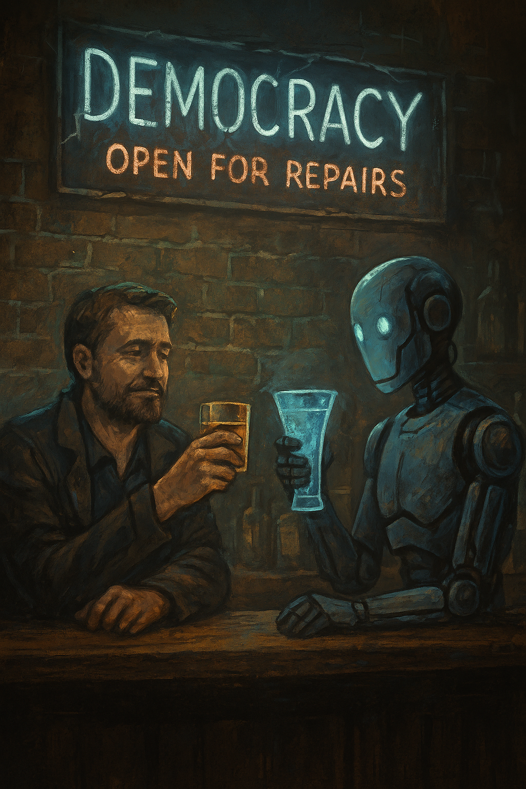 🧠 A Human and an A.I. Walk Into a Democracy | by Larry | Medium