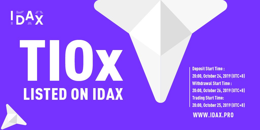 TIOx to be listed on IDAX. Trade.io’s Liquidity Pool (LP) is a… | by ...