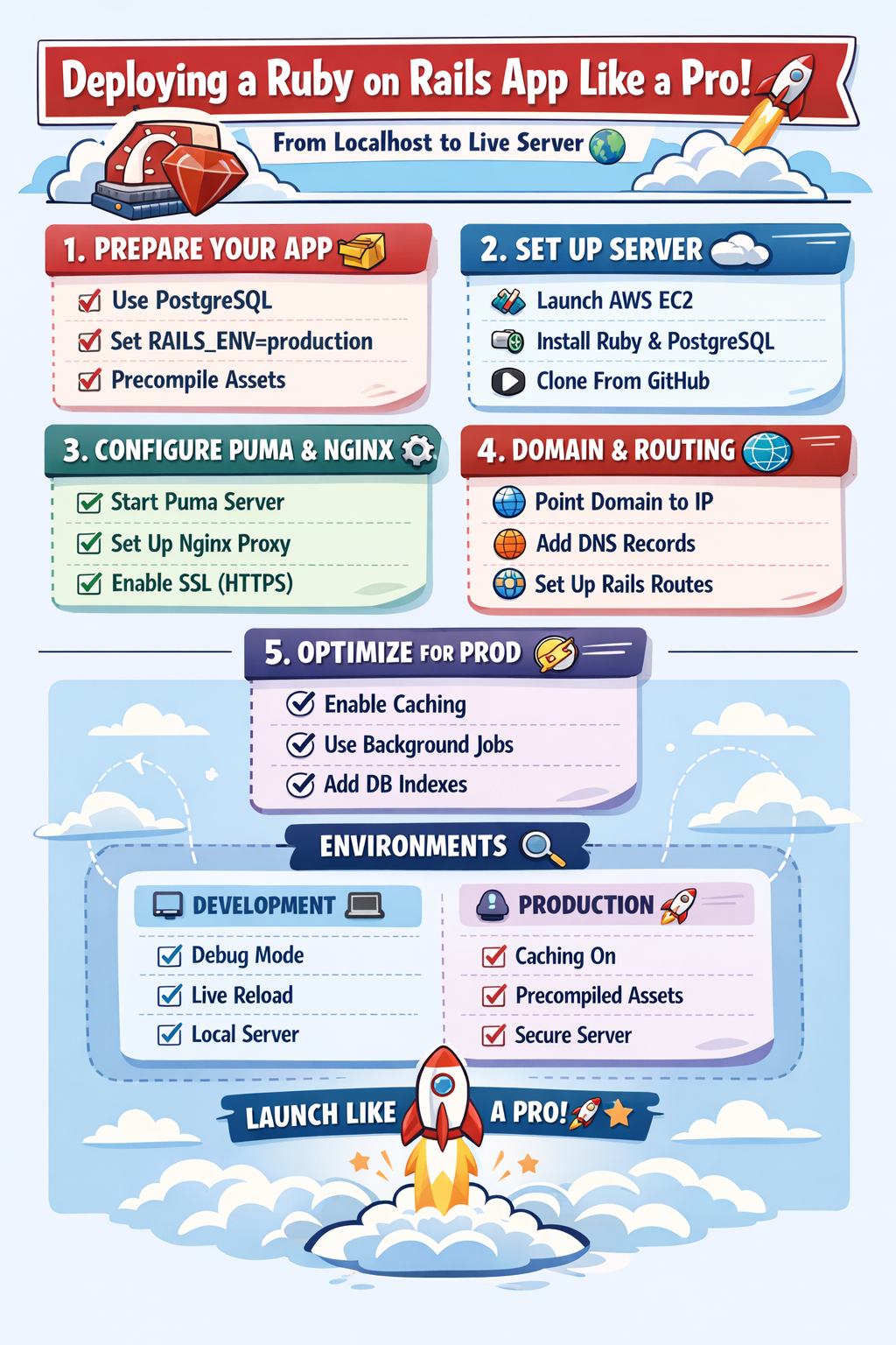 🚀 Deploying a Ruby on Rails Application Like a Pro (Step-by-Step Guide) 🌍🔥 | by Lakhveer Singh ...
