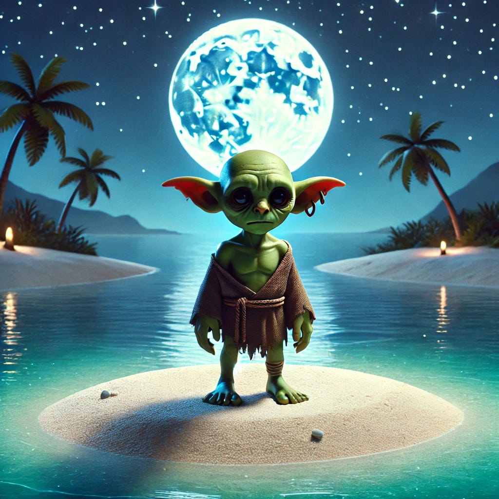 Goblin’s Footprints. Dust is growing over the river here on… | by Craig ...