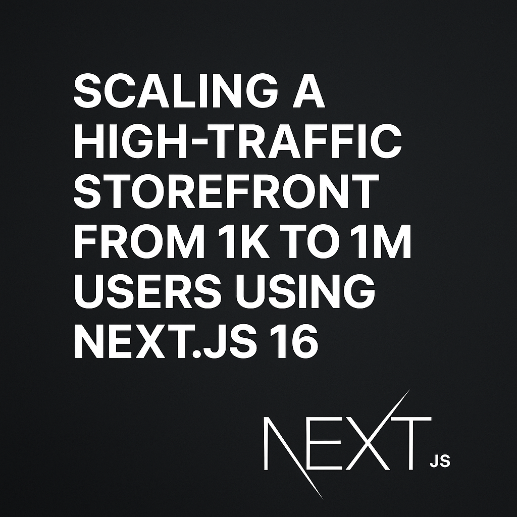 xtjs 16From Small to Global: Scaling a High‑Traffic Storefront from 1K ...
