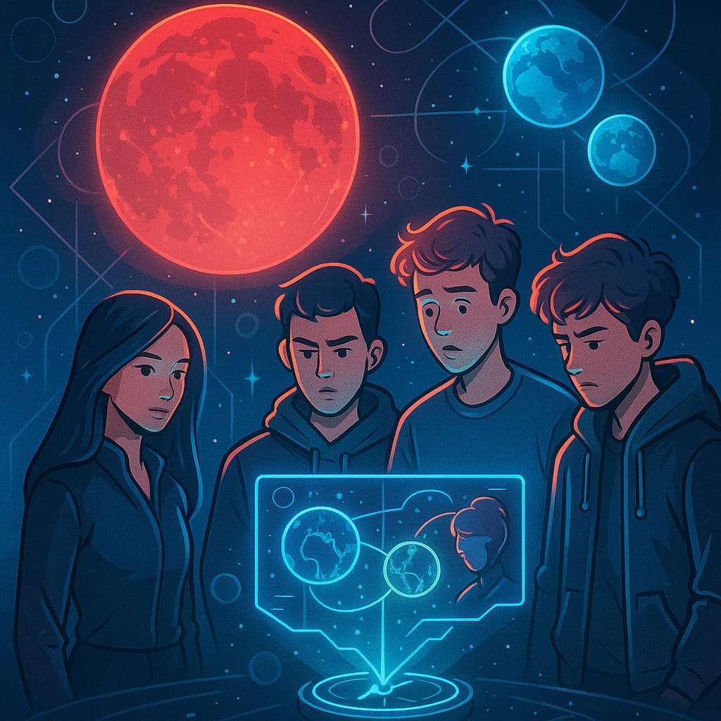 Episode 7 — The Map and The Moon. Quantum Trio: The Earth Mission | by ...