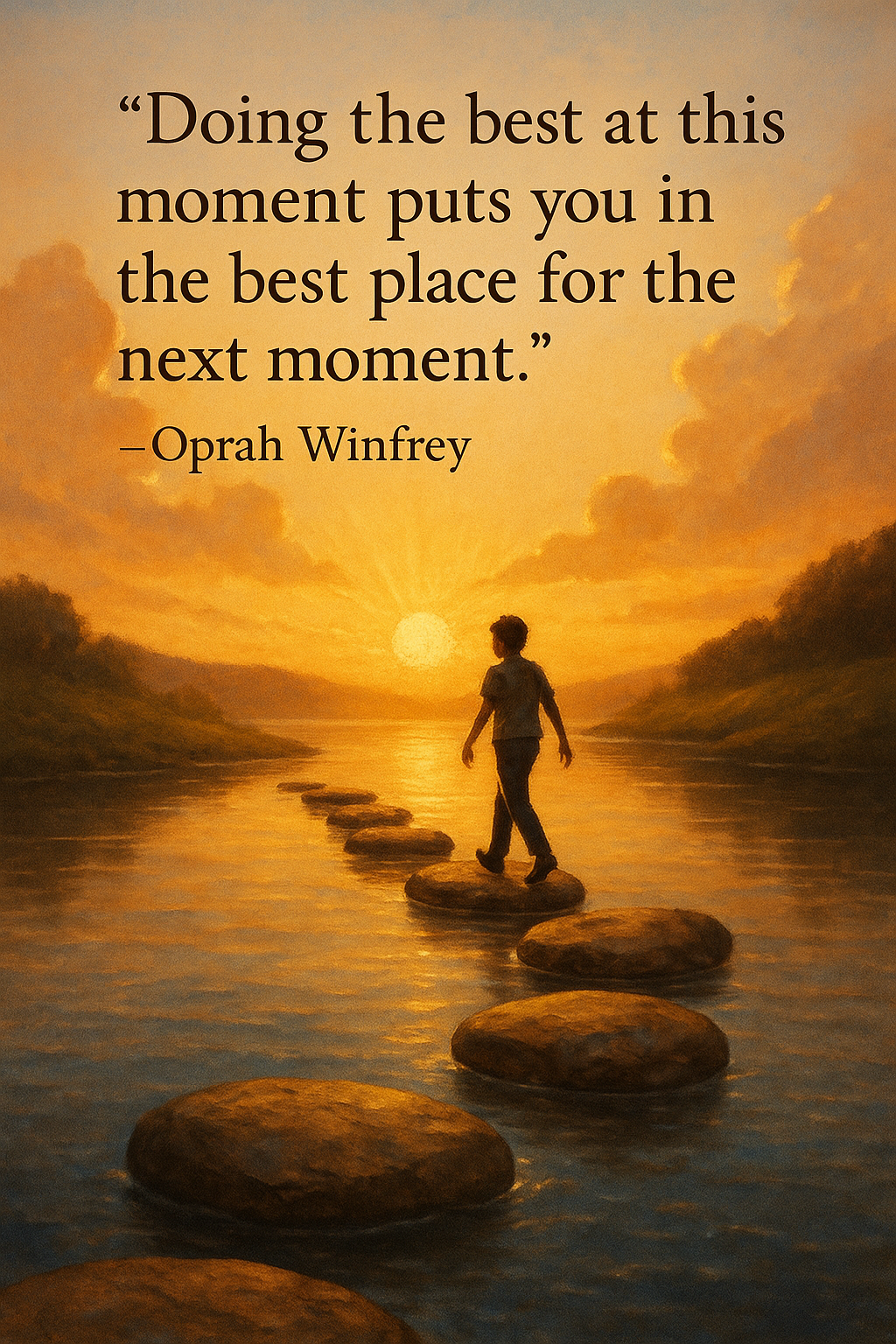 The Art of Doing Your Best — Now. “Doing the best at this moment puts ...