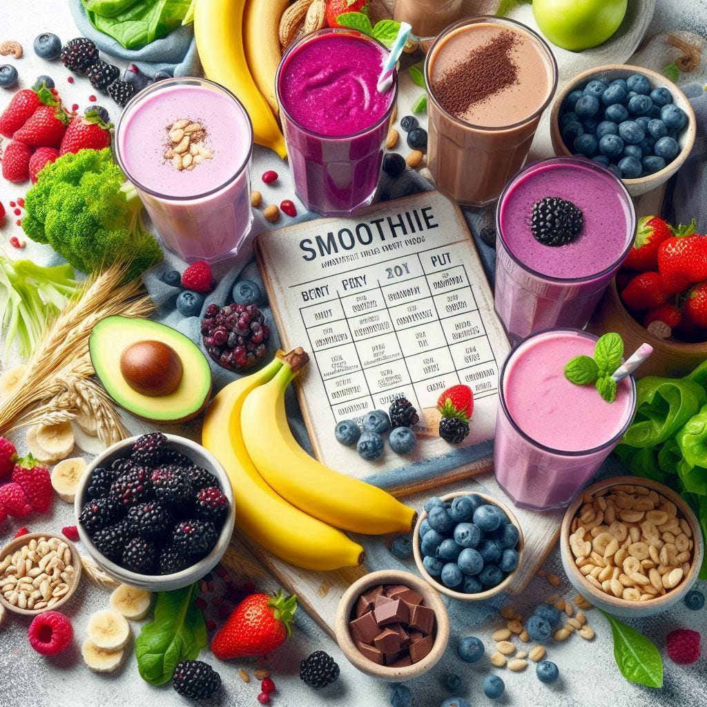 Lose Weight with Smoothies: Delicious Smoothies — A Monthly Plan ...