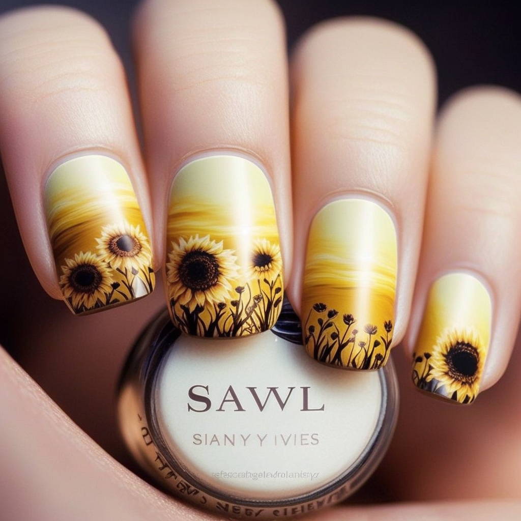 Sunflower Nail Designs: The Ultimate Summer Trend to Try | by Nailkicks ...