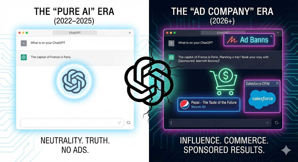 The “Pure AI” Era is Dead. OpenAI Just Became an Ad Company. | by ...