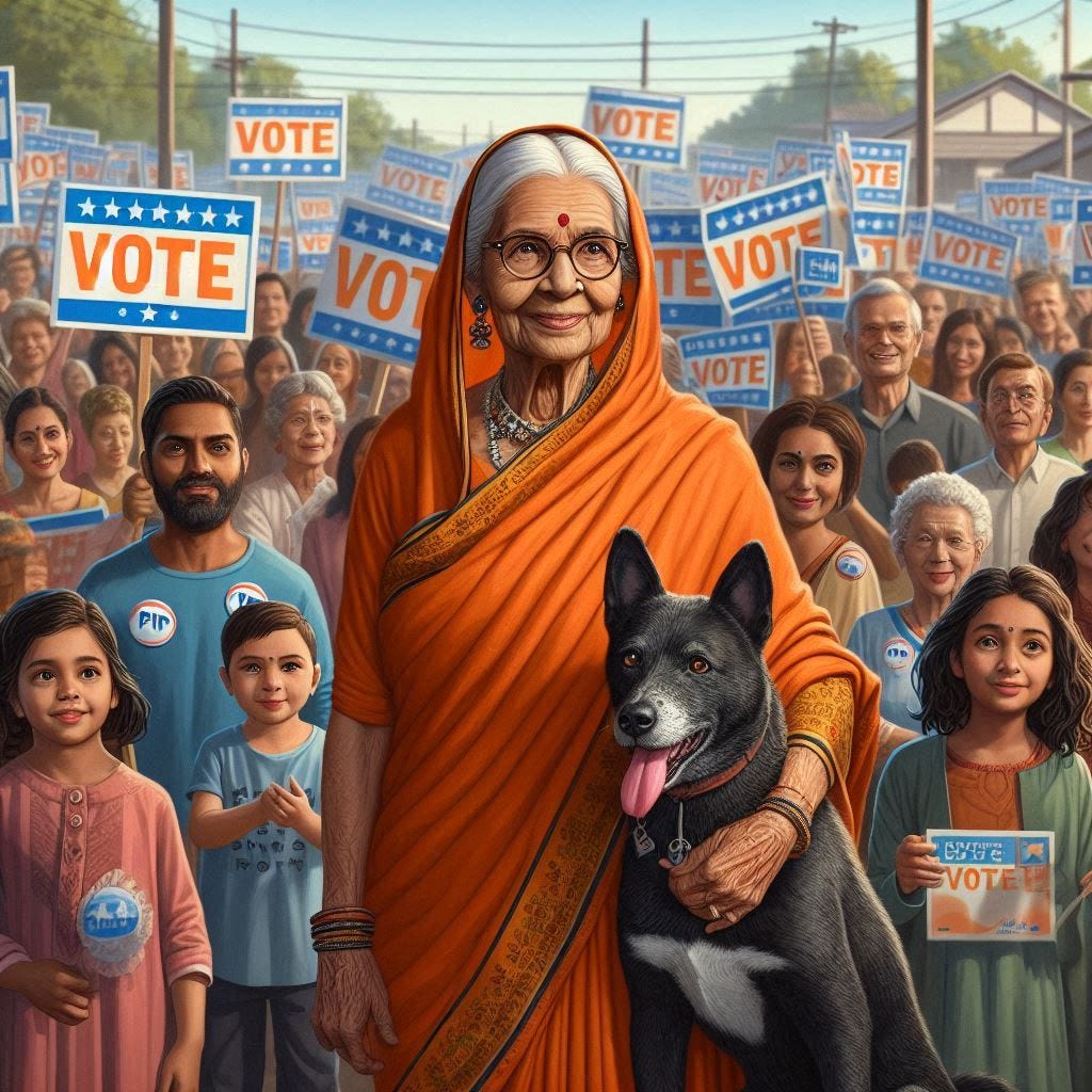 Steps Toward a Better Future. Mrs. Patel’s day at the Kamala Harris ...