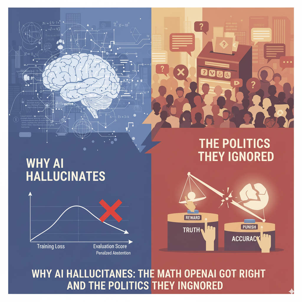 Why AI Hallucinates: The Math OpenAI Got Right and the Politics They ...