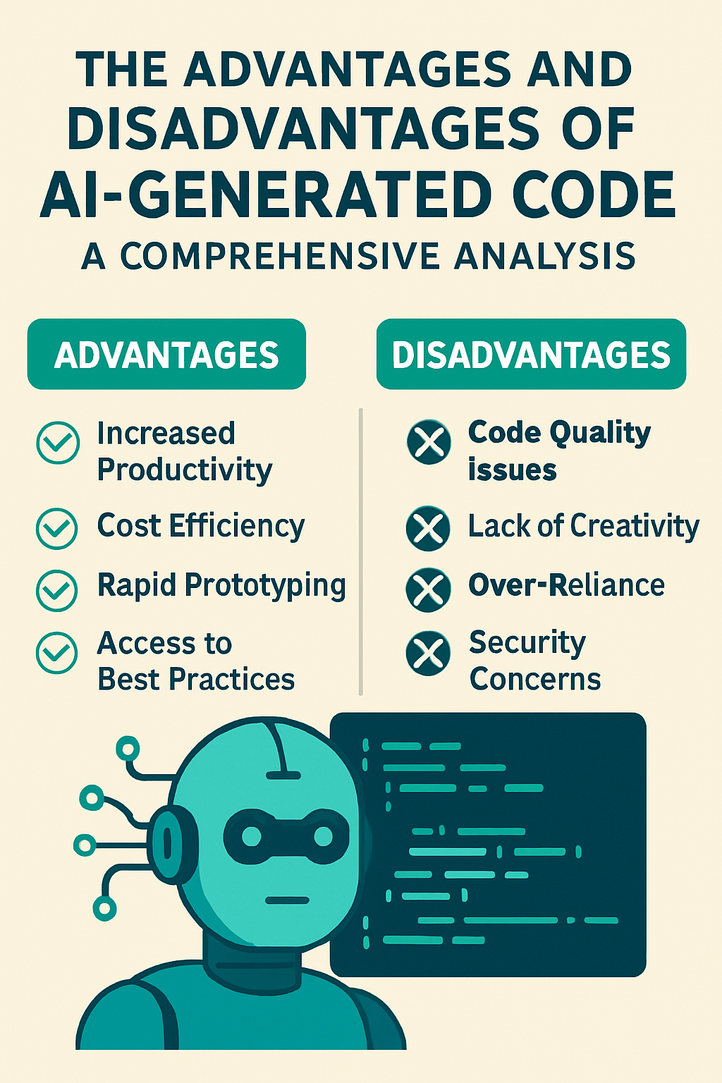 The Advantages and Disadvantages of AI-Generated Code: | by Kosiyae ...