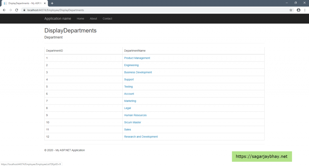 Working With Multiple Tables In MVC By Sagar Jaybhay | by SAGAR JAYBHAY | Medium