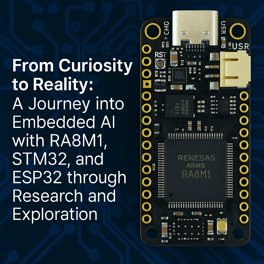 From Curiosity to Reality: A Journey into Embedded AI with RA8M1, STM32, and ESP32 through ...