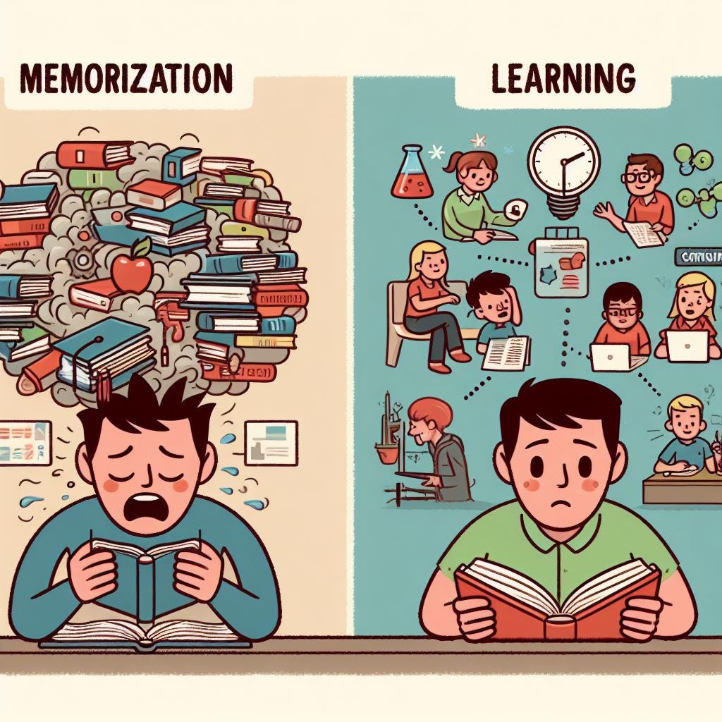 The difference between memorizing and learning | by khateelm | Medium