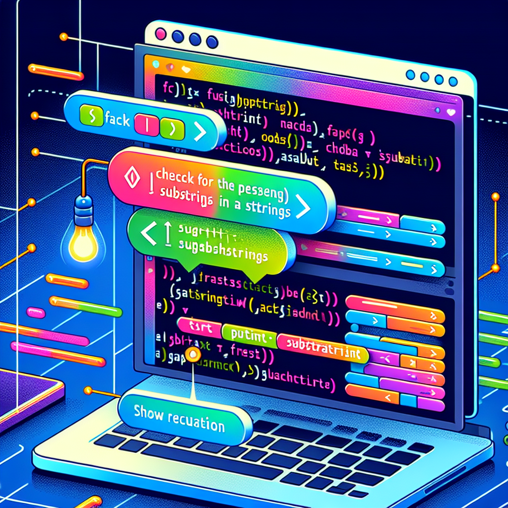 Determining the Presence of Substrings in JavaScript Strings | by Denis ...