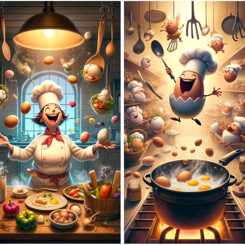 Whimsical Symphony in Chef Henrietta’s Kitchen: Egbert’s Tale of ...