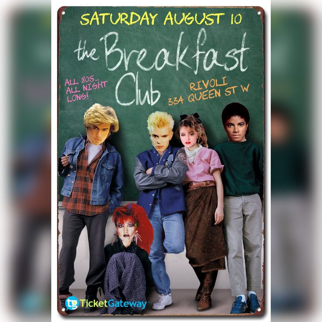 THE BREAKFAST CLUB ~ AUG 10 2024 ( all things 80s ) - Harry Ajax - Medium