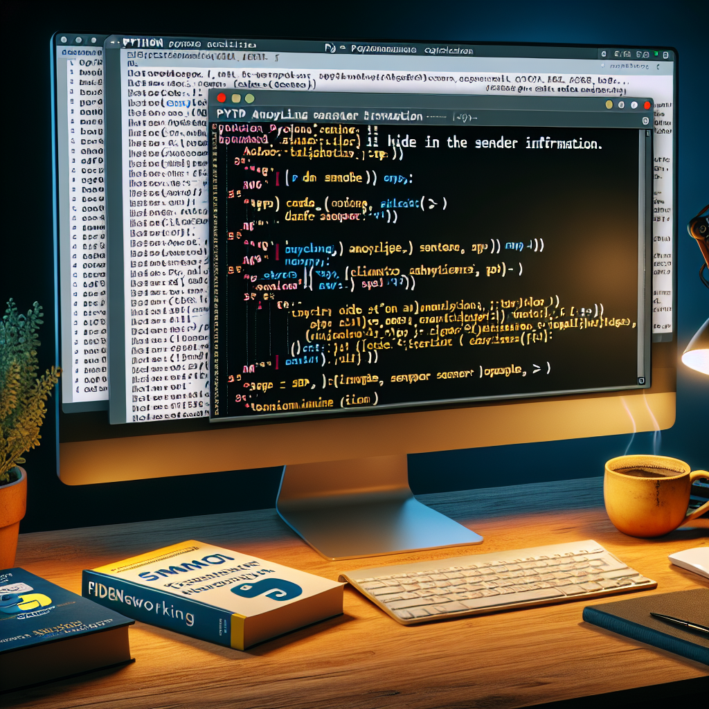 Smtp Email Dispatch In Python Hiding Sender Information By Denis 9965