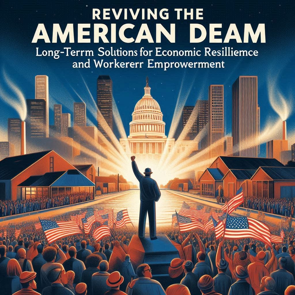 Reviving the American Dream: Long-Term Solutions for Economic Resilience and Worker Empowerment ...