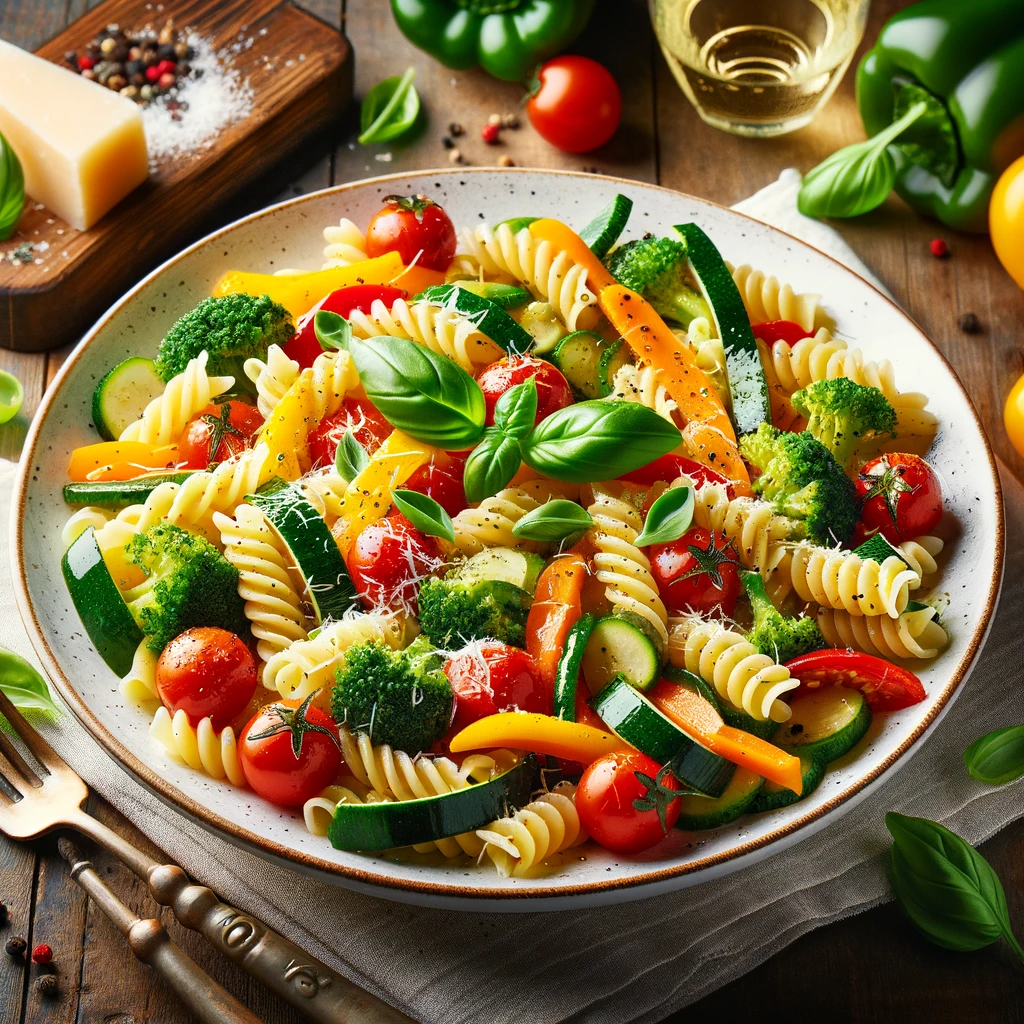 Pasta Primavera — Fresh Vegetables Italian Pasta | by germany | Dec ...