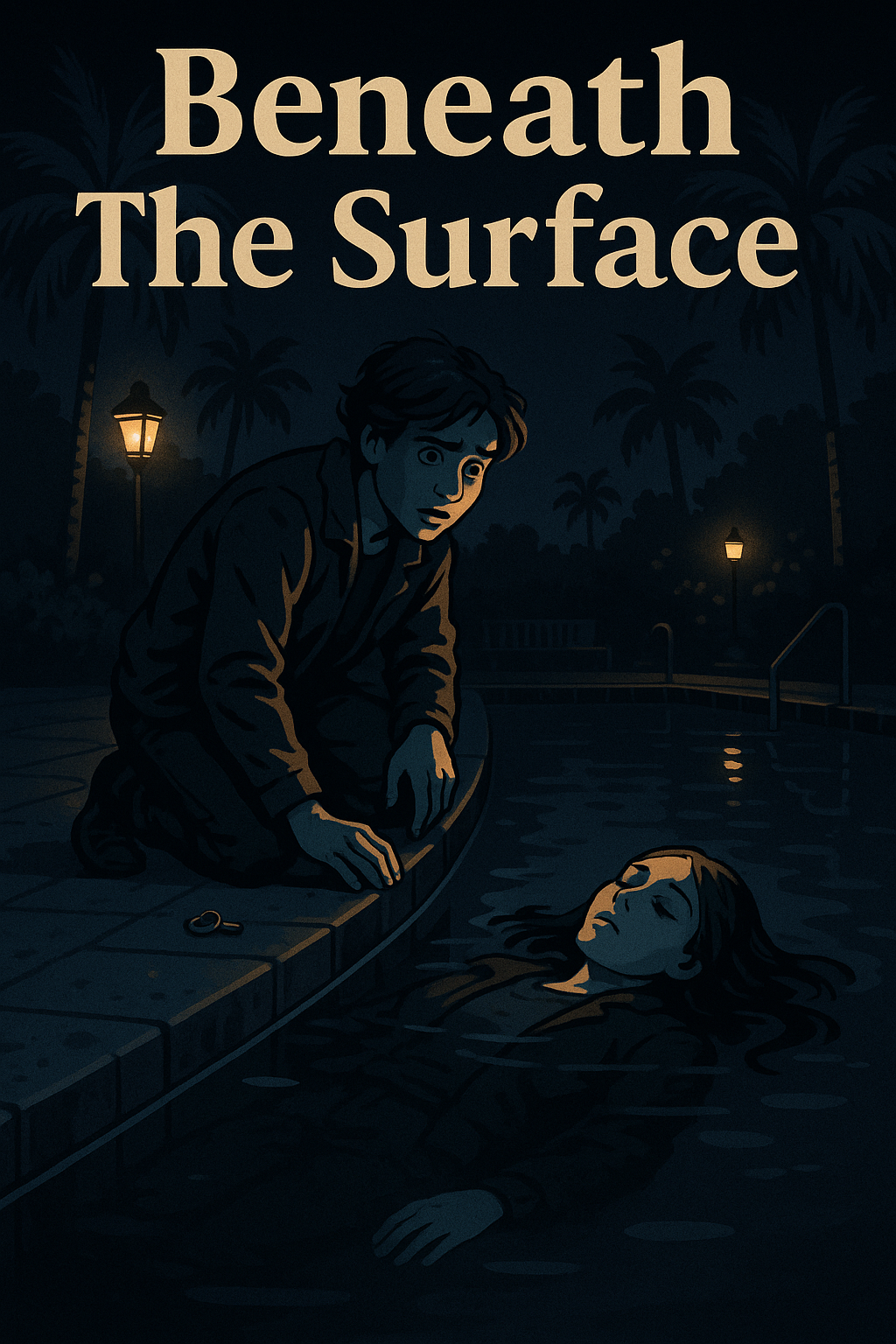 Beneath The Surface. The resort pool lay silent in the pale… | by ...