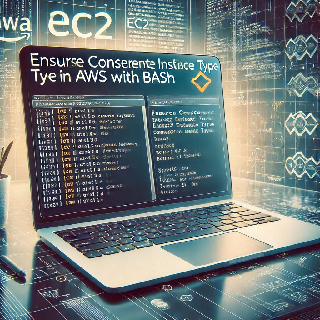 Enforce EC2 Instance Type Consistency in AWS with a Bash Script | by Elhoucine lazrak | Medium