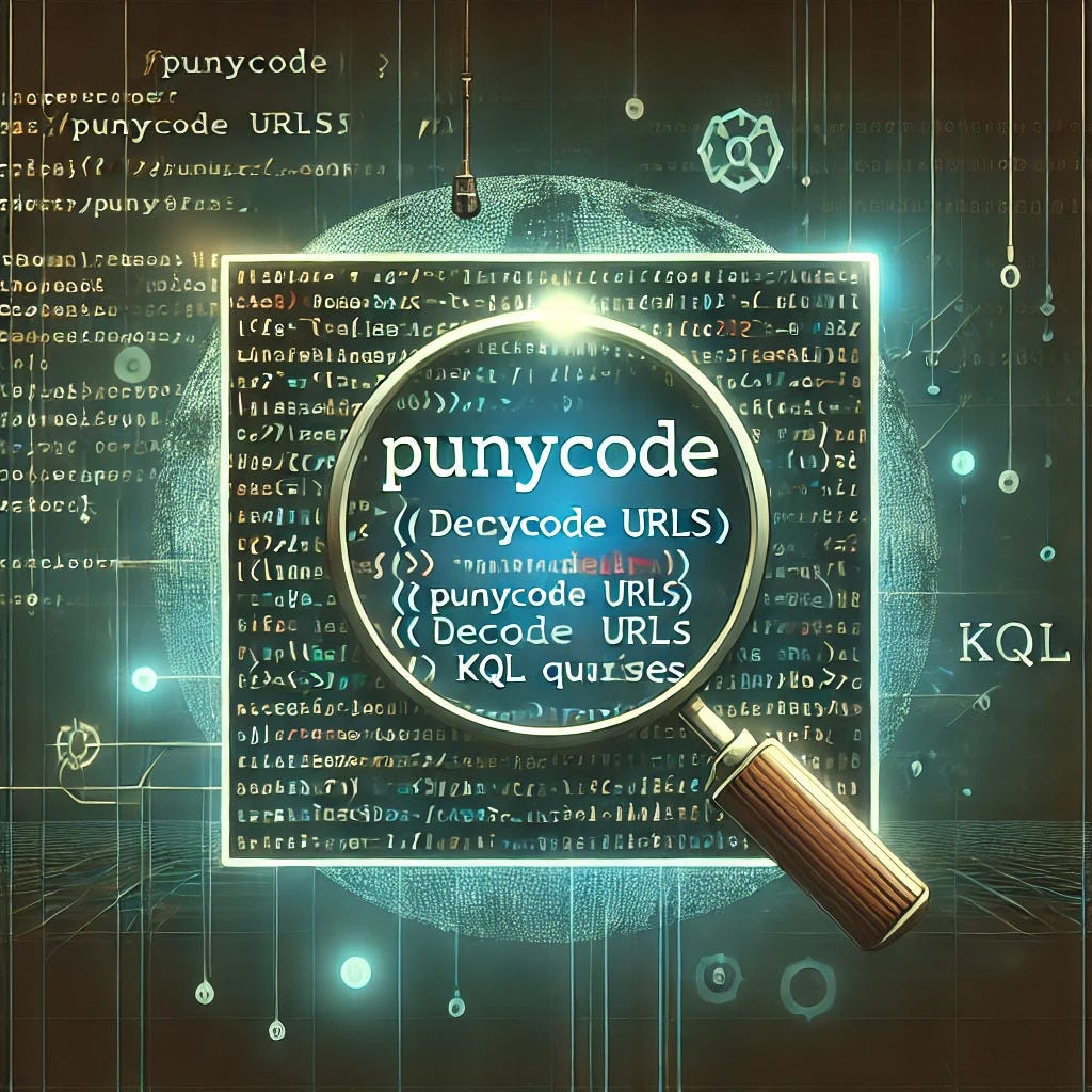 Decoding Punycode Urls With Kql And Microsoft Functions By Vinay
