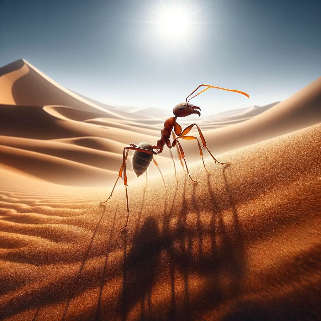 The Remarkable Navigation of the Sahara Desert Ant | by Enes GÜL | Medium