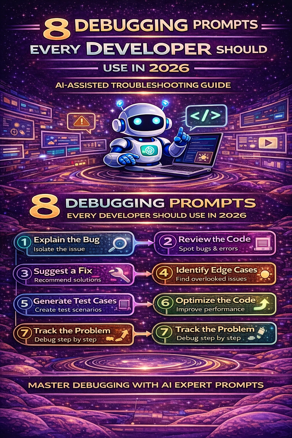 8 Debugging Prompts Every Developer Should Use in 2026: AI-Assisted ...