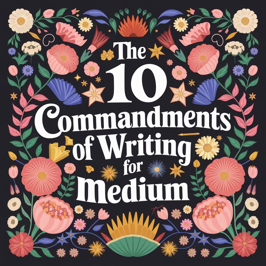 The 10 Commandments of Writing for Medium | by John Edwin | Mr. Plan ...