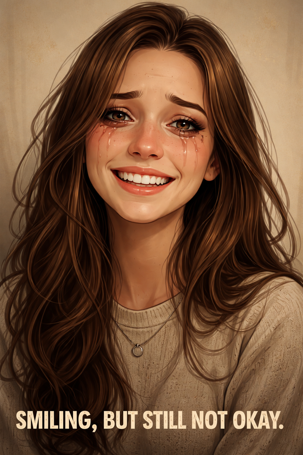 Smiling, But Still Not Okay. Smiling is a powerful habit that boosts ...