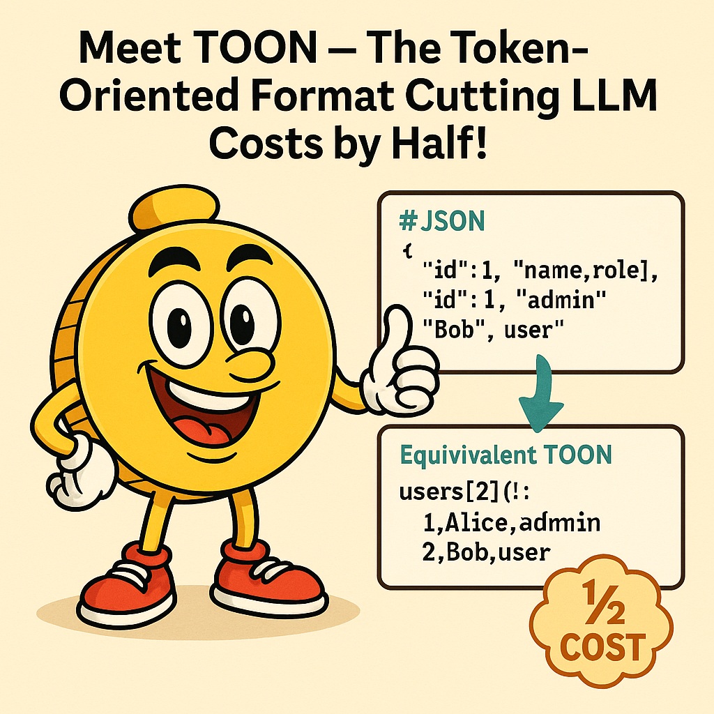 Meet TOON — The Token-Oriented Format Cutting LLM Costs by Half | by Saurabh Parmar | Nov, 2025 ...