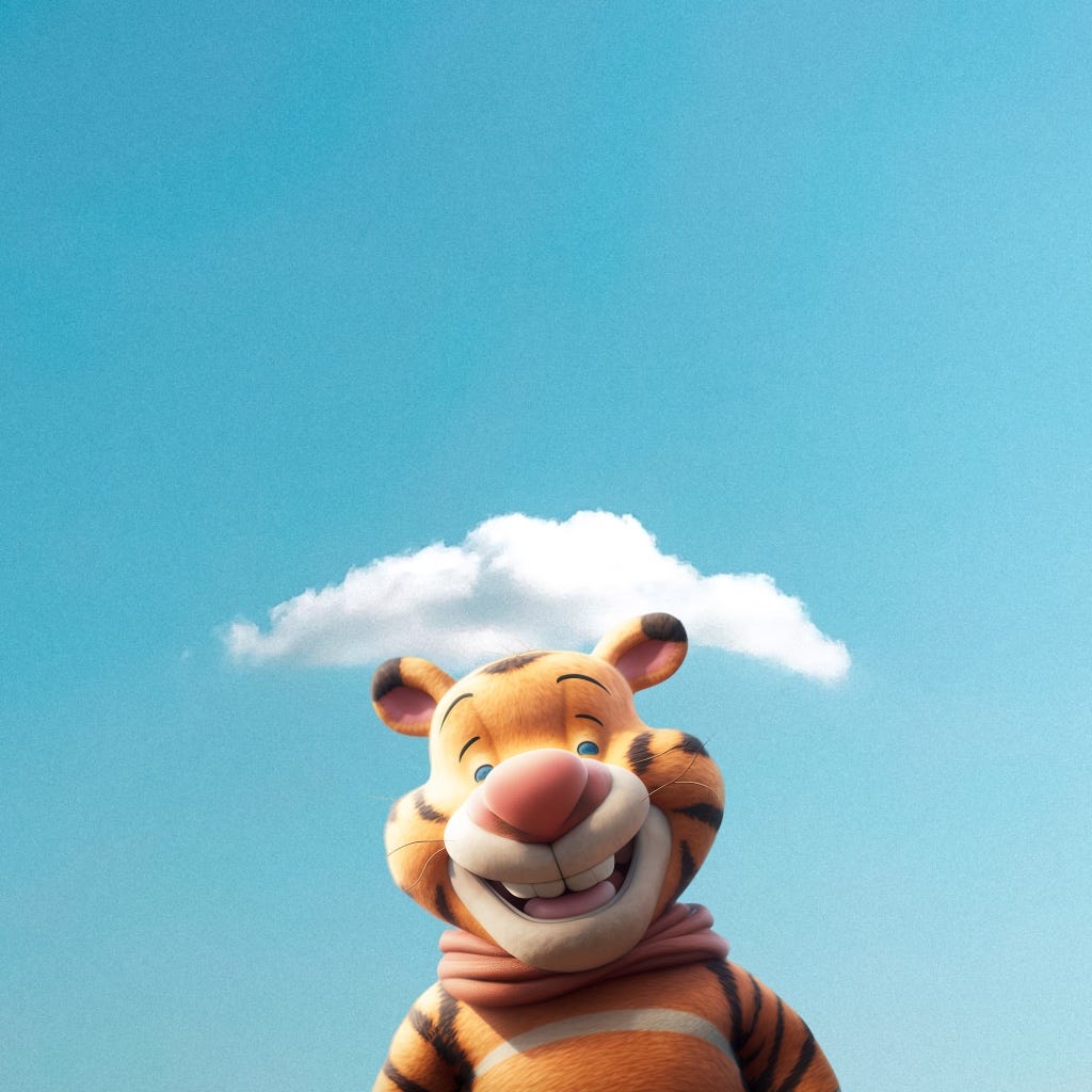 A quickly, sweet and profound talk with “Tigger” from “Tigger and Pooh ...