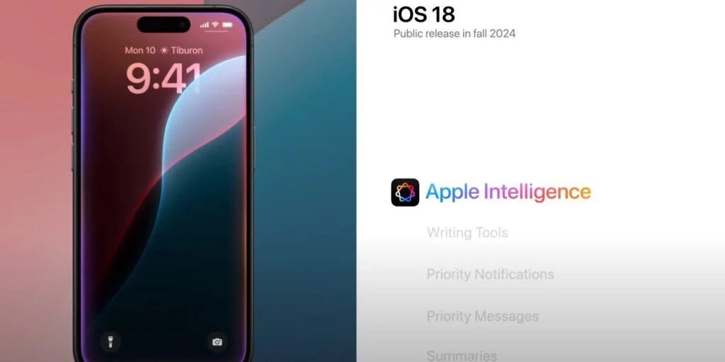 “Apple iOS 18: Top AI Enhancements” - RobnonTech - Medium