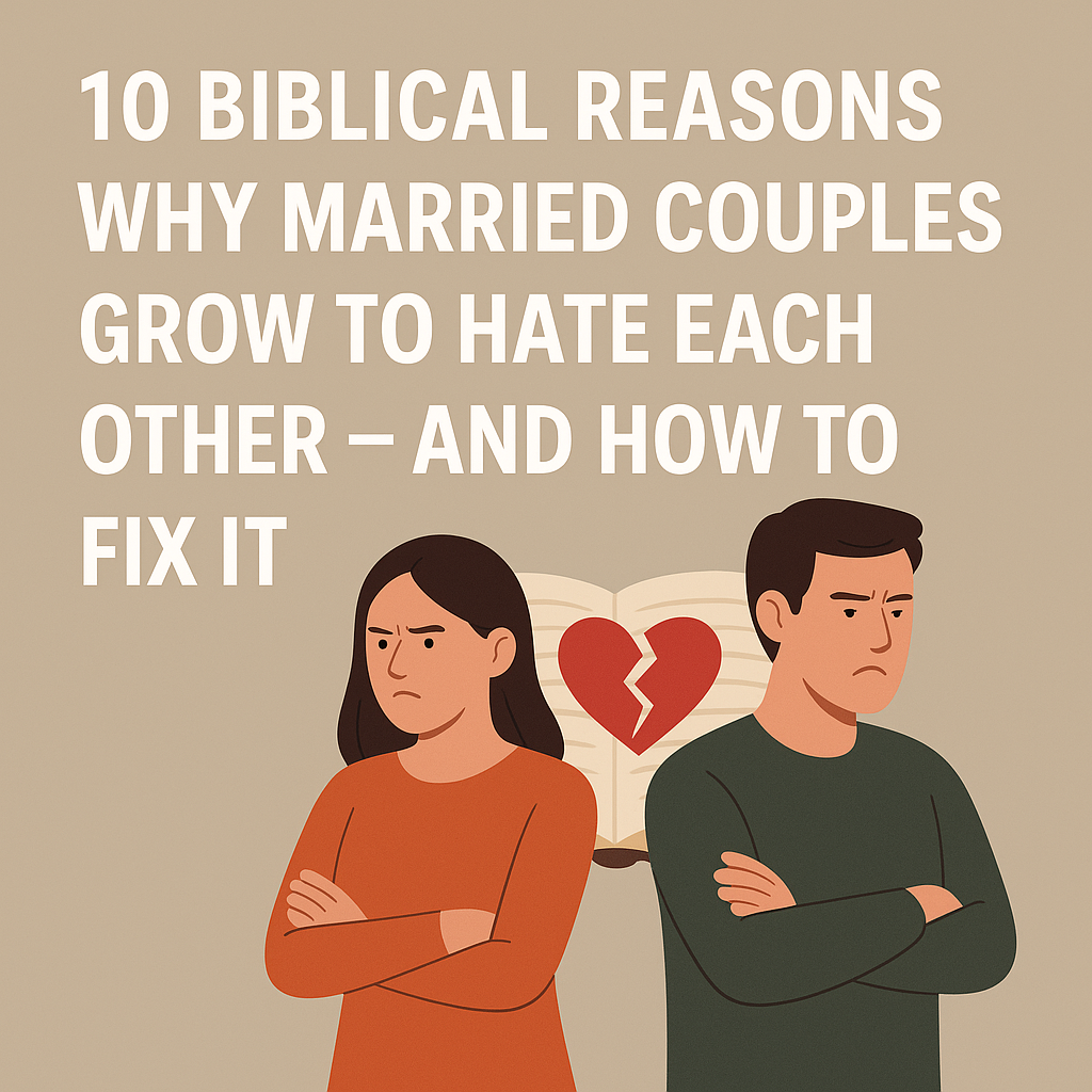 Marriage Without Love: 10 Biblical Reasons Spouses Grow Apart and How ...