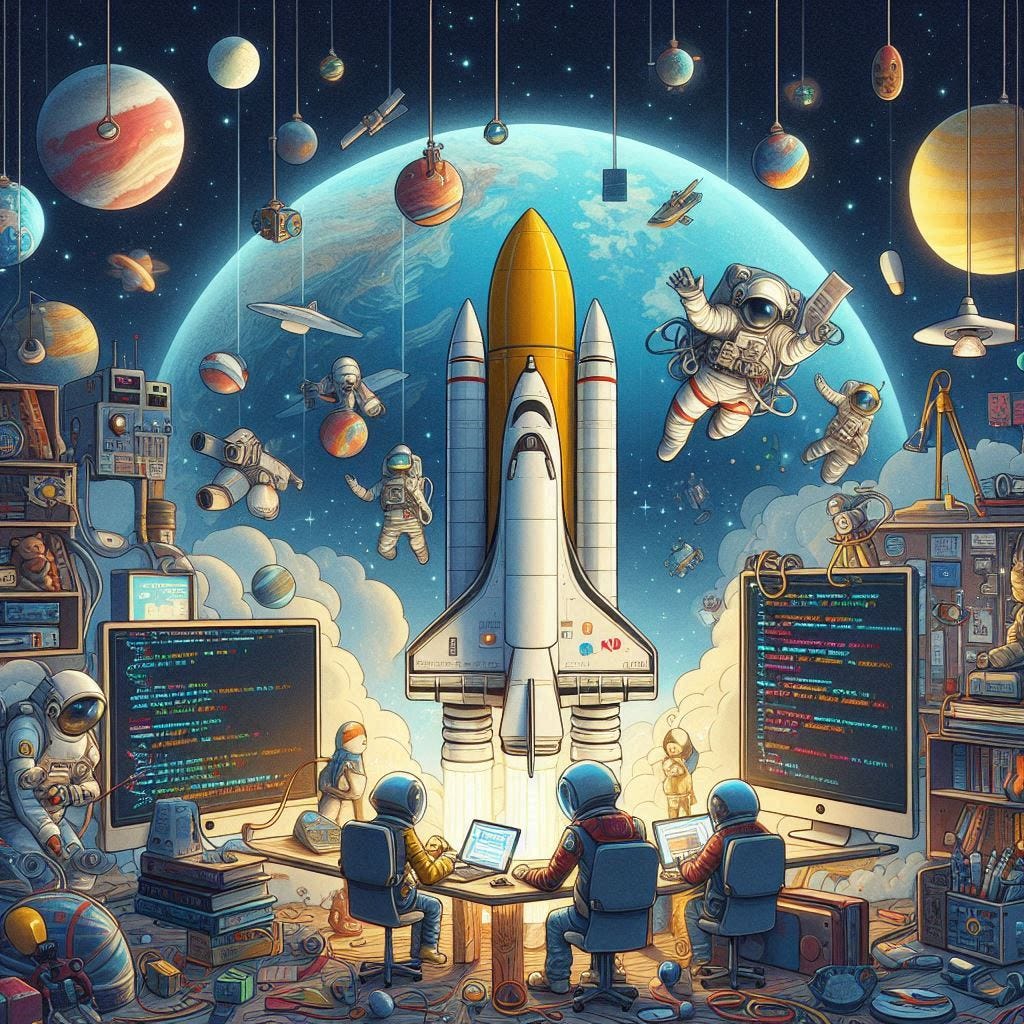 Code in Cosmos: The Symphony of Art and Programming | by Muhammad Qasim ...