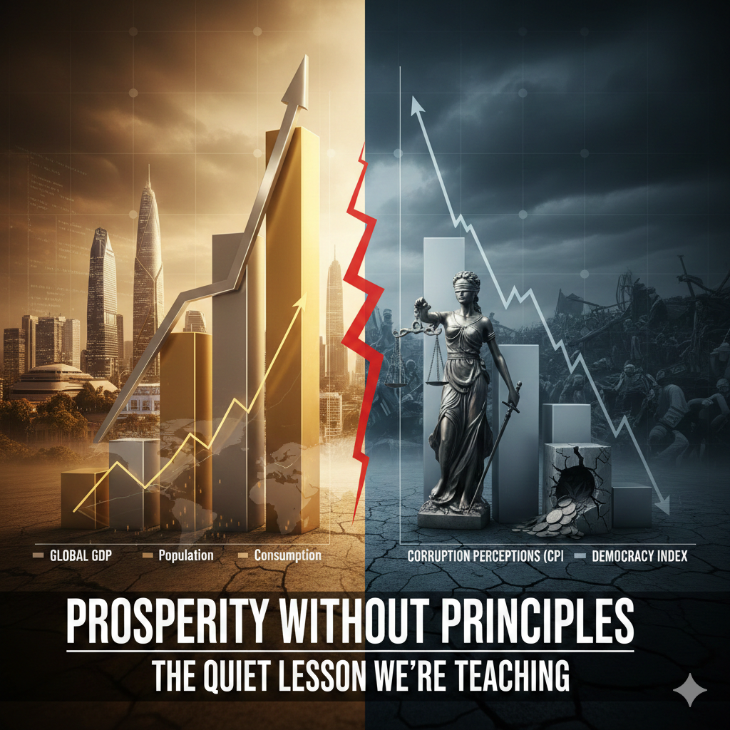 Prosperity Without Principles: The Quiet Lesson We’re Teaching | by Dr ...