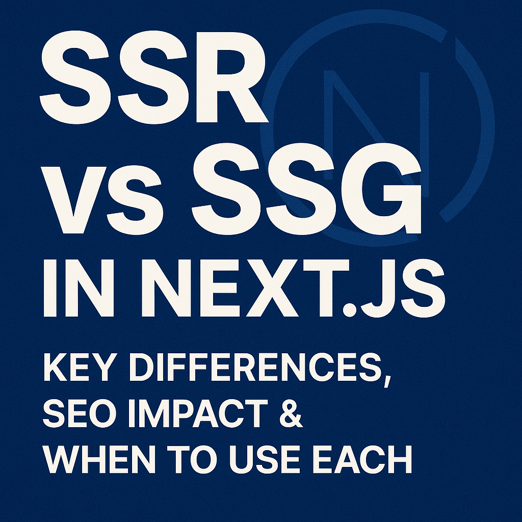 SSR vs SSG in Next.js: Key Differences, SEO Impact & When to Use Each | by Utsav Desai | Medium