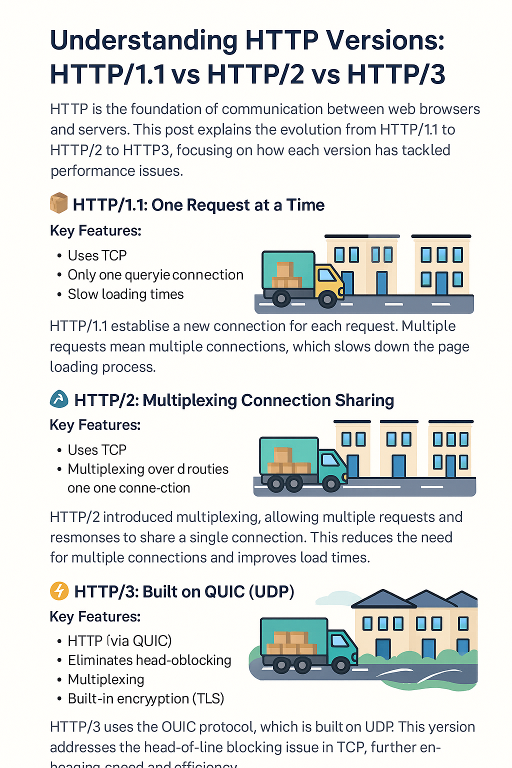 HTTP/1.1 vs HTTP/2 vs HTTP/3: The Evolution of Web Connections | by Koushik | Jun, 2025 | Medium