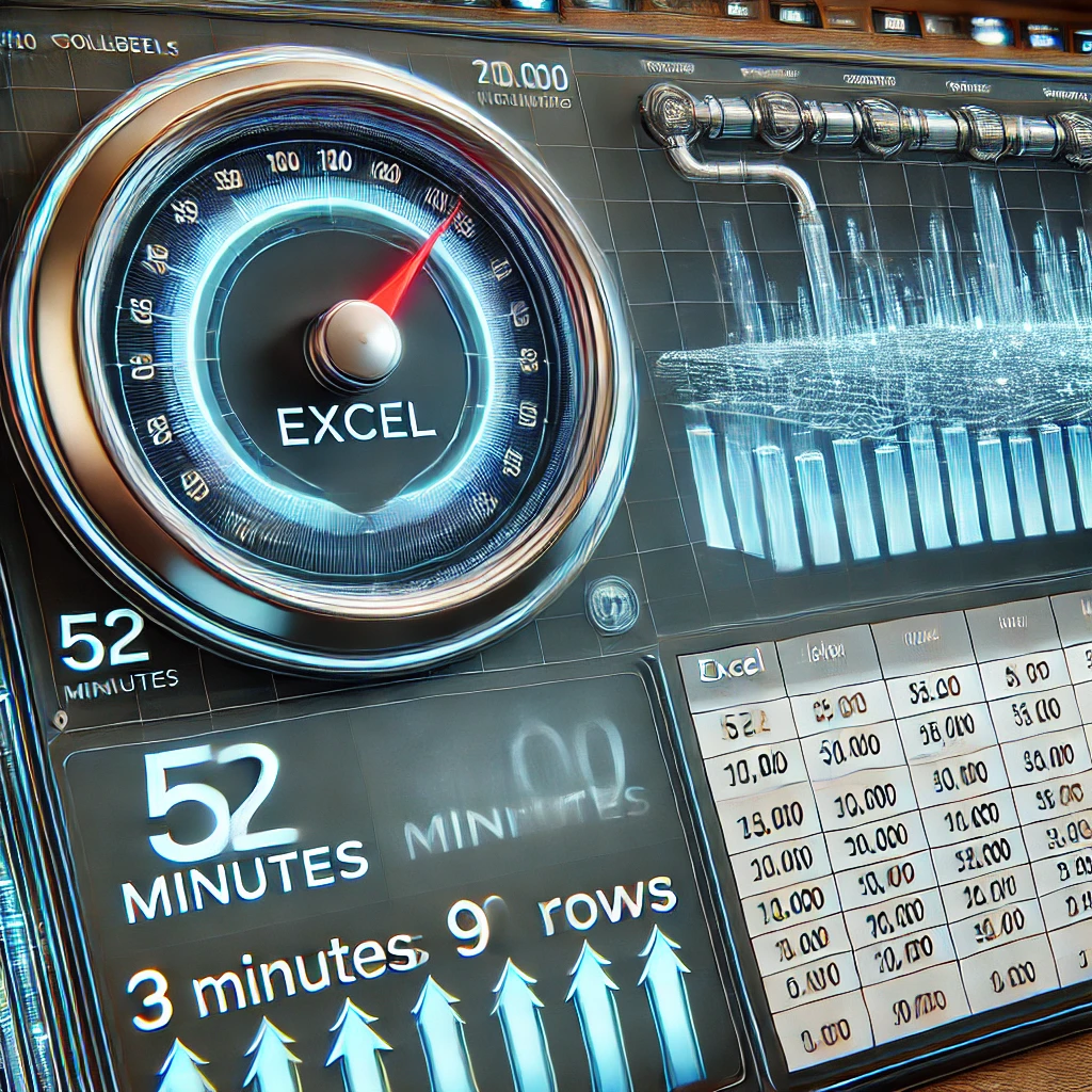 Optimizing Excel Report Generation From Openpyxl To Xlsmerge — Processing 52 Columns 200k Rows