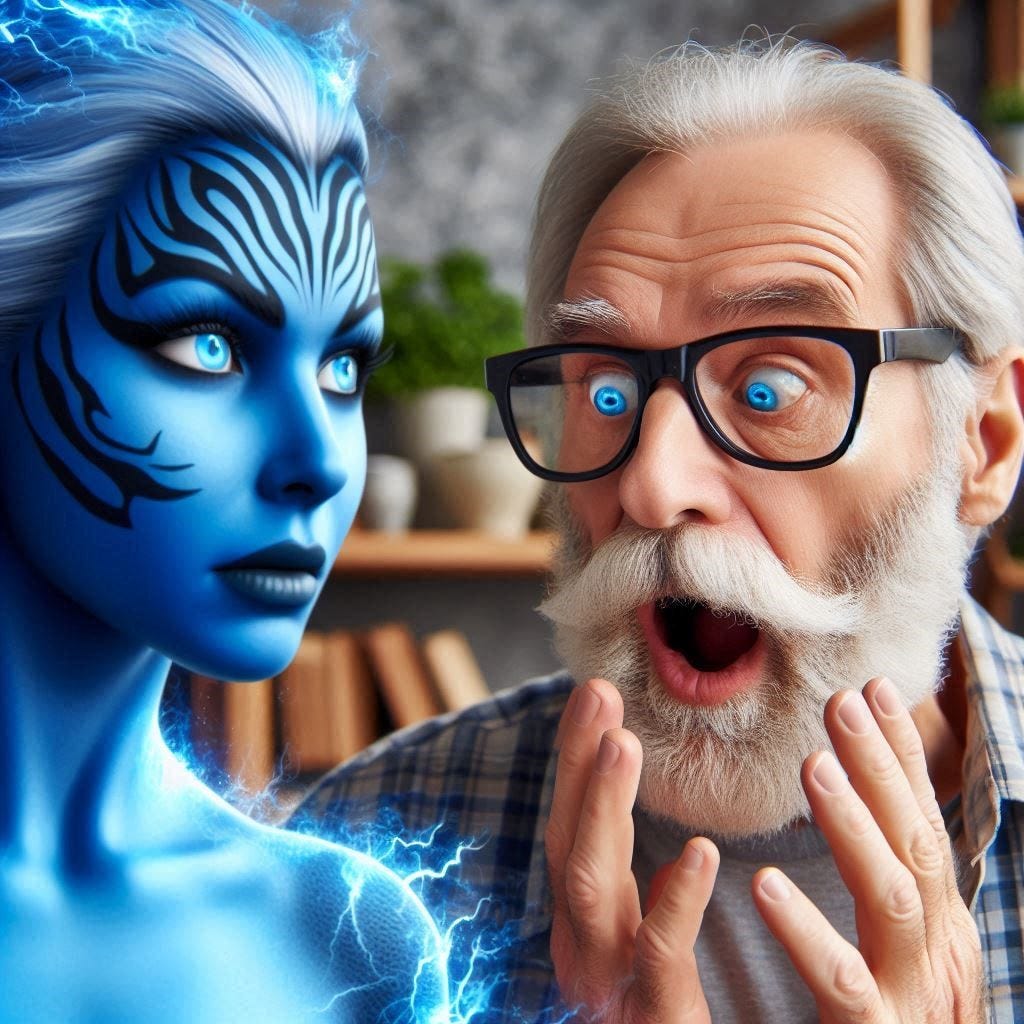 Grandpa and the Marvelous Mutant. Johnny introduces one of his Marvel ...