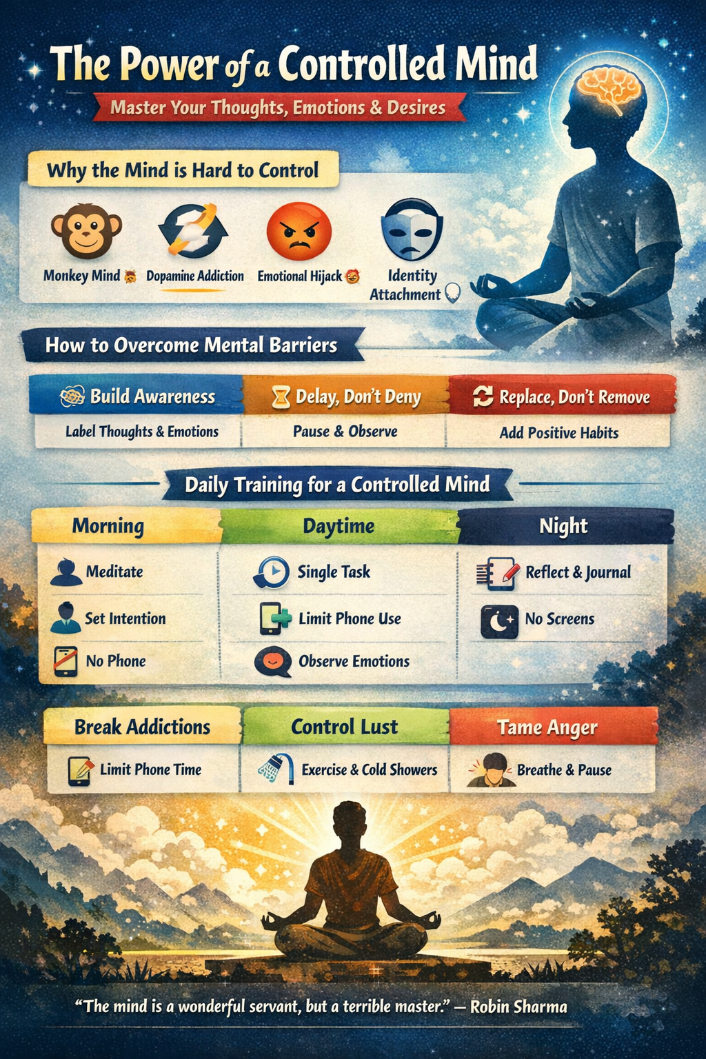 🧠 The Power of a Controlled Mind | by Lakhveer Singh Rajput | Stackademic